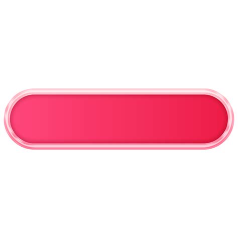 Pink Button Empty Web Button Modern Trendy Button 48476814 Png