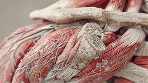 This 3d Image Offers An Intricate Look At The Anatomy Of Human Shoulder