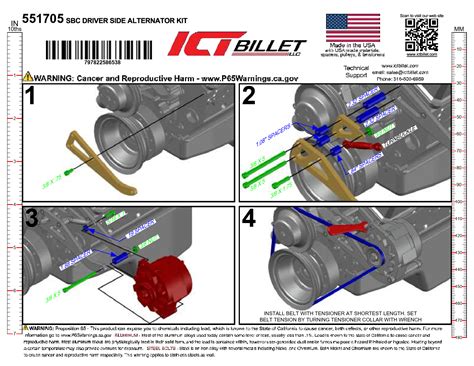 Adjustable Small Block 350 Alternator Bracket Installation Guide Ict