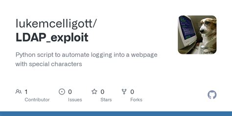 Github Lukemcelligottldapexploit Python Script To Automate Logging