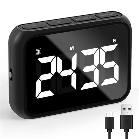 Mua Usb Rechargeable Loud Digital Kitchen Timer With Large Lcd Display