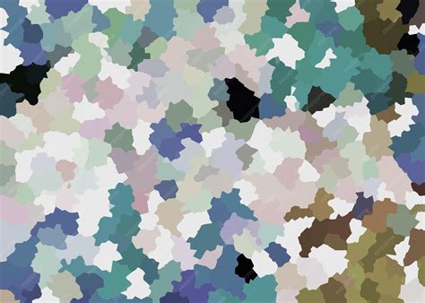 Premium Photo Modern Vector Texture Of Marine Multiscale Camouflage Seamless Pattern With