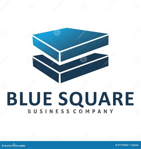 Double Squre Logo Stock Vector Illustration Of Connection 87728684