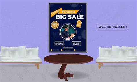 Premium Vector Promotional Poster Template
