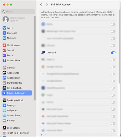 Installing Duplicati On Macos Sonoma Installation Duplicati