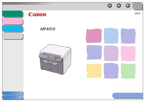 Manual Canon MF4010 series (page 1 of 26) (English)