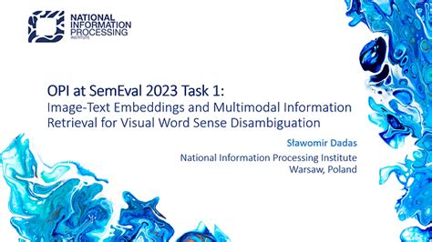 Underline OPI At SemEval Task Image Text Embeddings And Multimodal Information