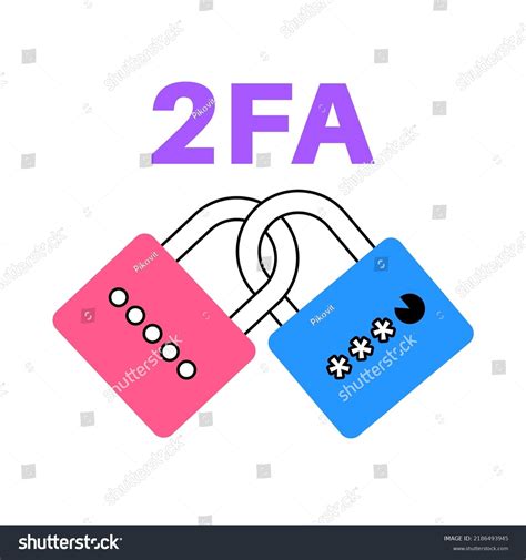 Two Factor Authentication Information Royalty Free Stock Vector