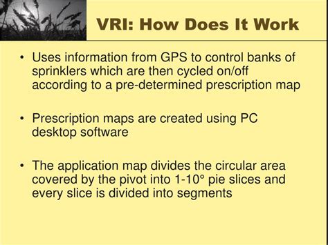 Ppt Variable Rate Irrigation Powerpoint Presentation Free Download