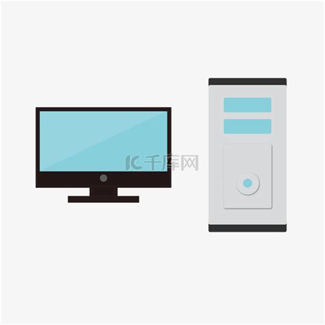 办公台式电脑素材图片免费下载 千库网