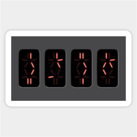Predator Self Destruct Countdown Timer Predator Sticker Teepublic