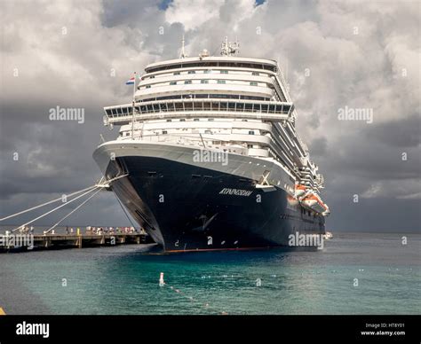 The Ms Nieuw Amsterdam And Ms Koningsdam At The Cruis Ship Centre In