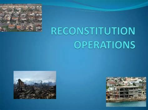 Ppt Reconstitution Operations Powerpoint Presentation Free Download