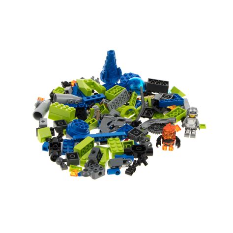 1x Lego Power Miners Set Magma Mech 8189 Grün Figuren Unvollständig