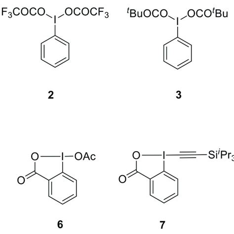 Examples Of Hypervalent Iodineiiiv Reagents 1 8 Download