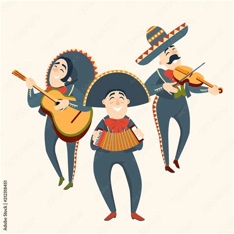 Mariachi Band Instruments Clip Art