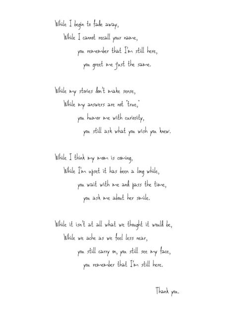 Framed Poem For Dementia Caregiver Etsy