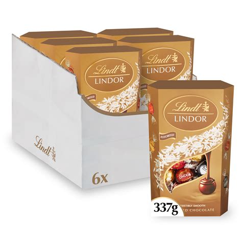 Lindor Assorted Cornet 6x337g B2b Lindt Online Shop