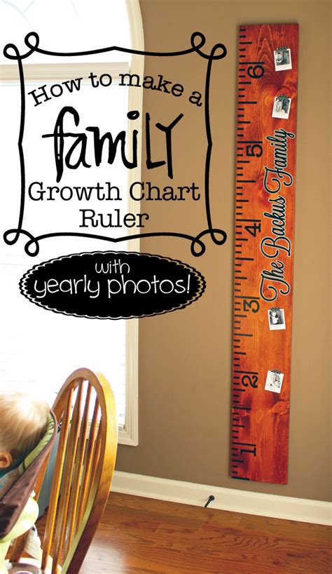 Free Diy Growth Chart Ruler Cut File