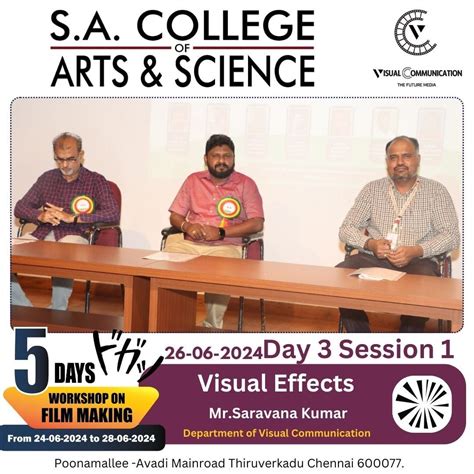 Saravana Kumar Palani On Linkedin Yesterday Took Seminar On Vfx Happy To Share The Photos To All