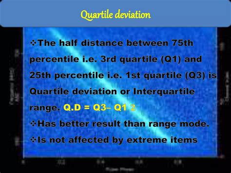 Range Quartile Deviation Pptx Physics Science