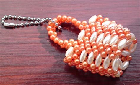 A Tiny Bag For Your Bag From My Etsy Shop Bag Charm Key Charm Beaded