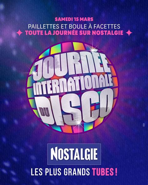 🕺 𝗟𝗮 𝗷𝗼𝘂𝗿𝗻𝗲́𝗲 𝗜𝗻𝘁𝗲𝗿𝗻𝗮𝘁𝗶𝗼𝗻𝗮𝗹𝗲 𝗱𝘂 𝗗𝗶𝘀𝗰𝗼 𝘀𝘂𝗿 𝗡𝗼𝘀𝘁𝗮𝗹𝗴𝗶𝗲 Le Disco Est Plus Quun Genre Musical C