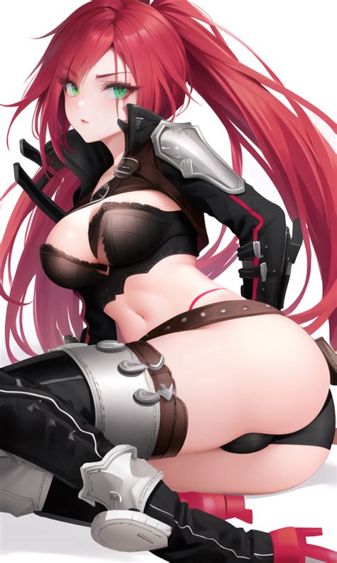 Rule 34 Ai Generated Black Panties Green Eyes Katarina Du Couteau