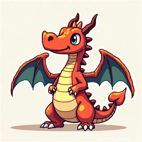 Pixel Dragon Cartoon Stable Diffusion Online