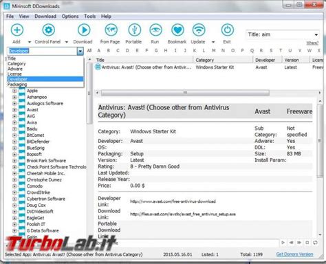 ddownloads lo scaricatore di programmi gratuiti e open source [turbolab it]
