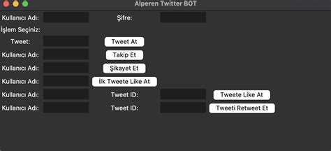 Github Alperenkarslixtwitter Selenium Bot Türkçe Twitter Botu