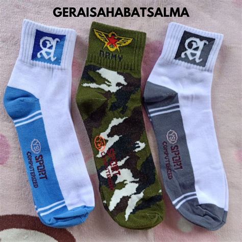 Jual Kksy Kaos Kaki Pendek Mata Kaki Army And Sampoerna Ysi Shopee Indonesia