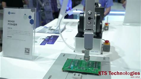 Mg400 Pcb Inserting Pin Or Small Part Robot Handling With Assembly