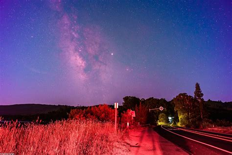 Milky Way From The Bay Area Bortle Class 5 6 Skies Full Spectrum