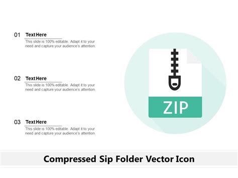 Compressed Sip Folder Vector Icon Ppt Powerpoint Presentation Inspiration Display Pdf