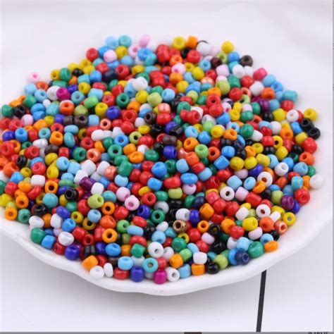 Hạt Xâu Chuỗi Nhiều Màu Sắc 2 4mm 15g Dùng Làm Trang Sức Thủ Công
