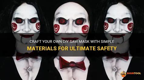 Craft Your Own Diy Saw Mask With Simple Materials For Ultimate Safety