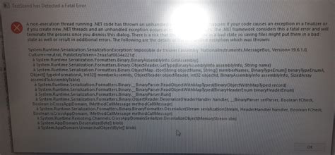 Solved Teststand Systemlink Fatal Error Ni Community