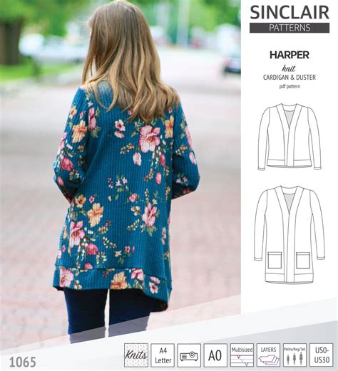 Free Sewing Patterns Pdf A4 Letter A0 And Projector Sinclair Patterns