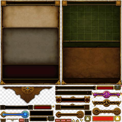 Game Application Illustration User Interface Design Game Game UI Interface Buttons Game