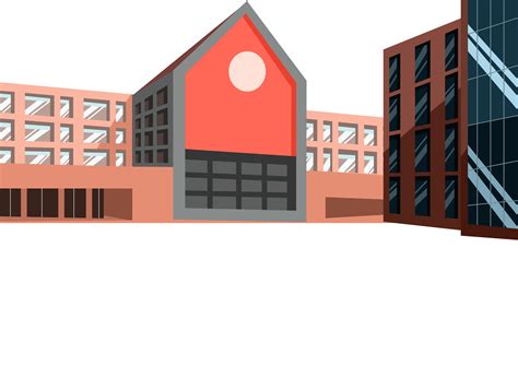 开学季学校教学楼图片