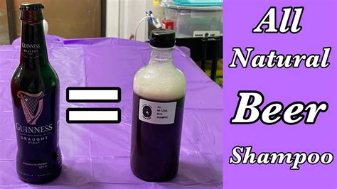 All Natural Homemade Beer Shampoo Youtube