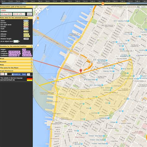 Suncalc Customizable Data For The Sun At Any Time And Place Boing Boing