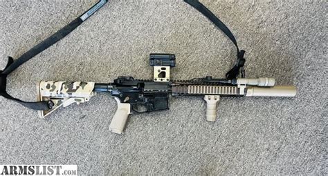 Armslist For Saletrade Mk18 Upper With Comp M5 On Unity Riser