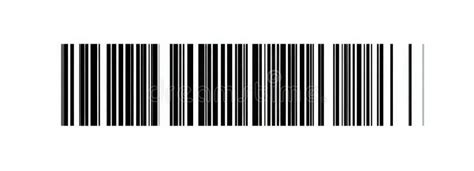 A Black And White Barcode Prominently Displayed On A White Background