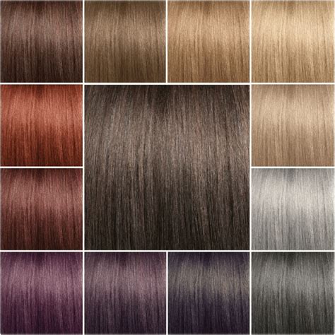 Dark Brown Hair Color Chart