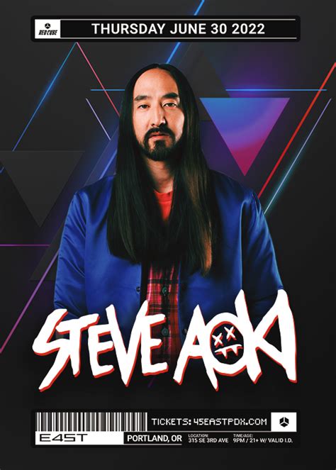Steve Aoki Tickets At 45 East In Portland By 45 East Tixr