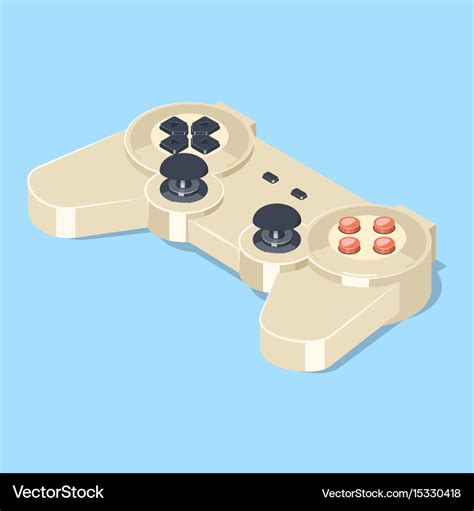 Video Game Gamepad Controller Royalty Free Vector Image