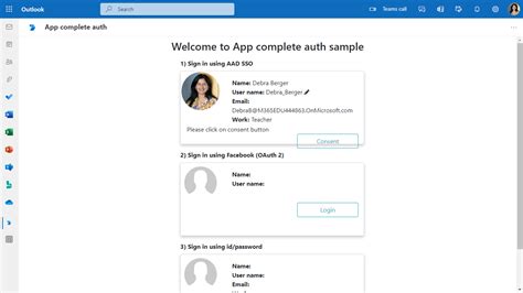 authentication complete sample code samples microsoft learn