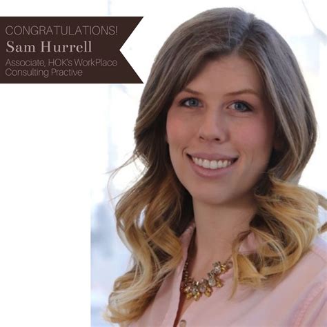 Congratulations To Sam Hurrell Ncidq Leed Ga On Her Recent Promotion To Associate With Hoks